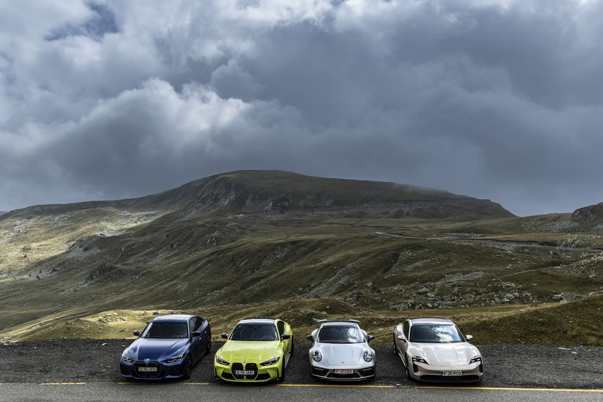 test comparativ BMW i4 M50, BMW M4 Competition, Porsche 911 GTS ...
